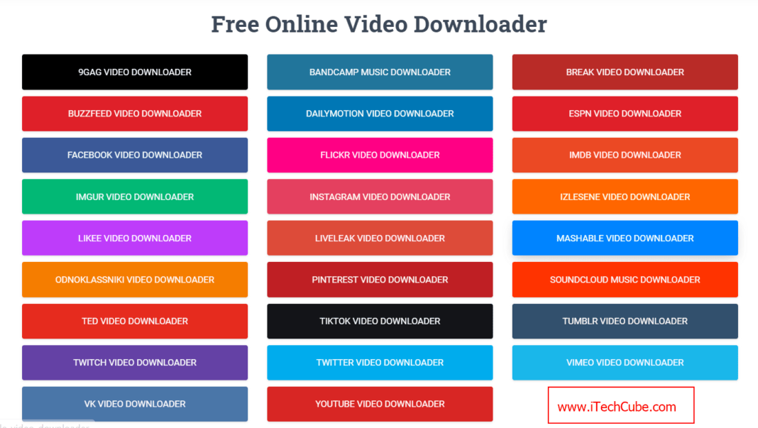How to Make All in One Video Downloader Website For Youtube, Facebook ...