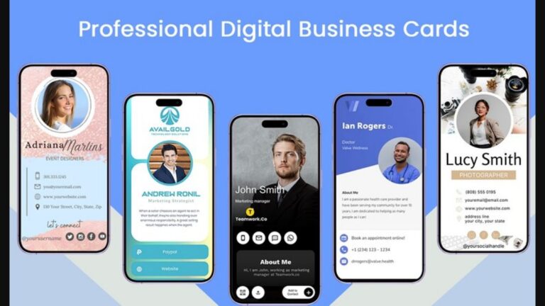 What is Digital Business Card & its Benefits, Create Free QR Digital ...