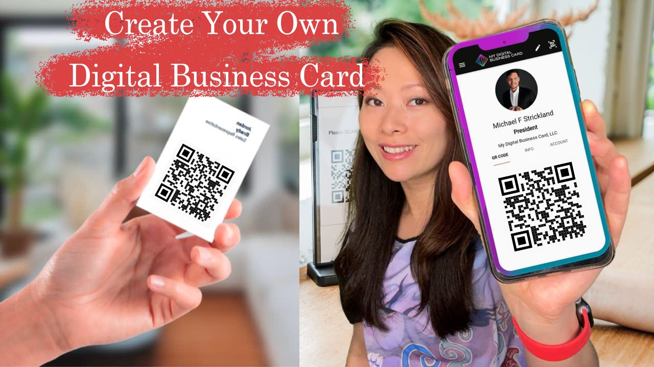 How to Create QR-Based Clickable Digital Business Card